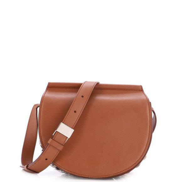 Givenchy | Bags | Givenchy Infinity Saddle Bag Leather Mini Brown ...